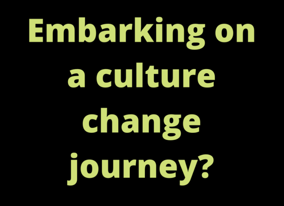 Embarking on a culture change journey? | Geoffrey Koboldt